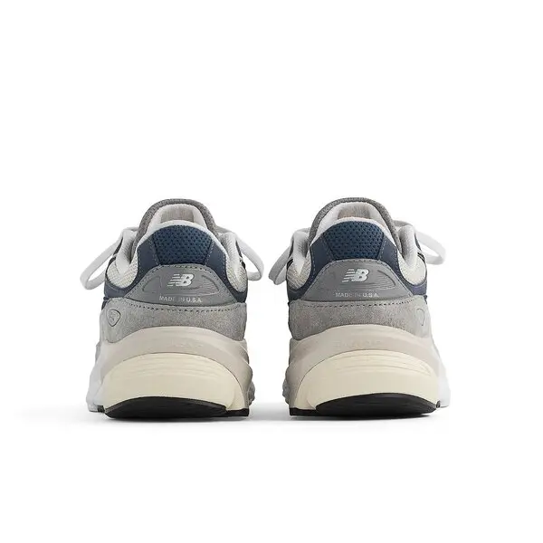 NEW BALANCE 990v6 'made In Usa Grey Navy' Sneakers - Grey/navy