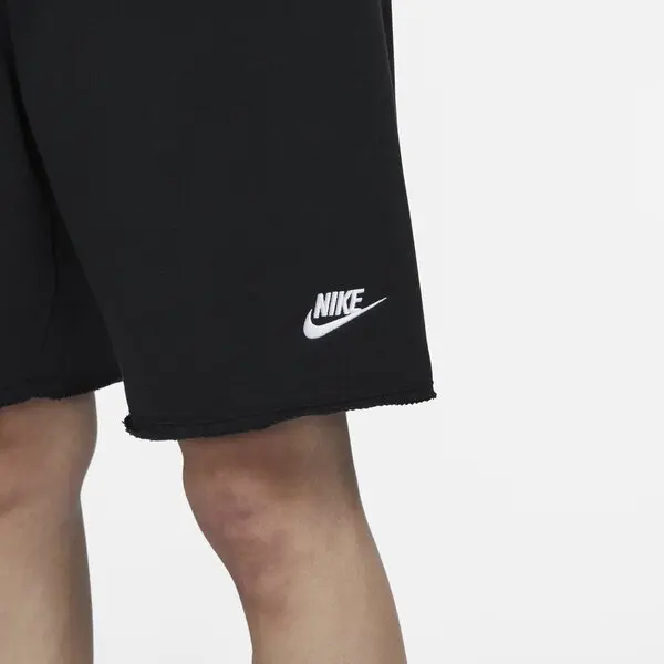 Nike Club Fleece Alumni French Terry Shorts - Black