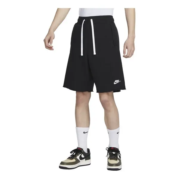 Nike Club Fleece Alumni French Terry Shorts - Black