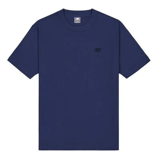 NEW BALANCE Athletics Cotton T-shirt Asia Sizing - Navy