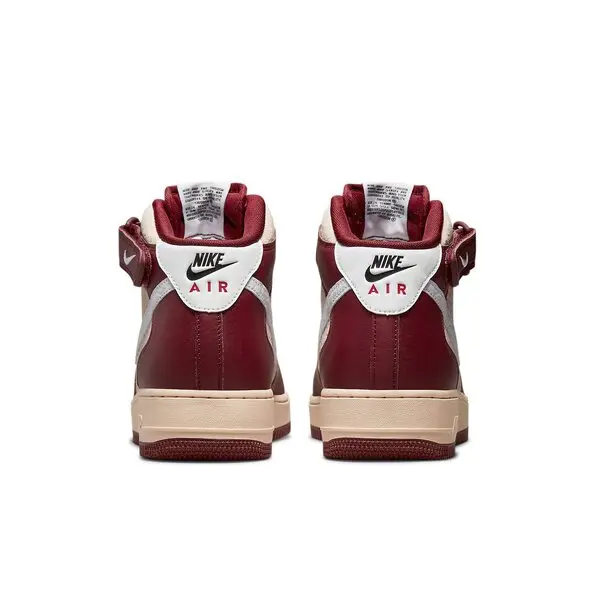 Nike Force 1 Mid 'city Pack London' Sneakers - Beige/burgundy