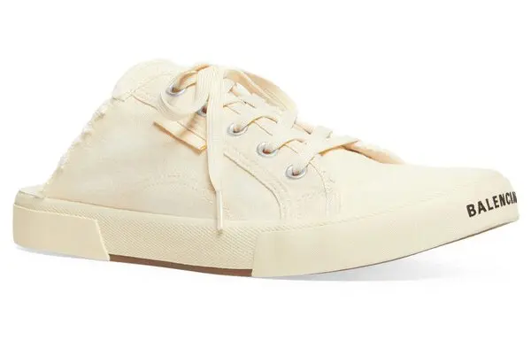 Balenciaga Mules - White/black