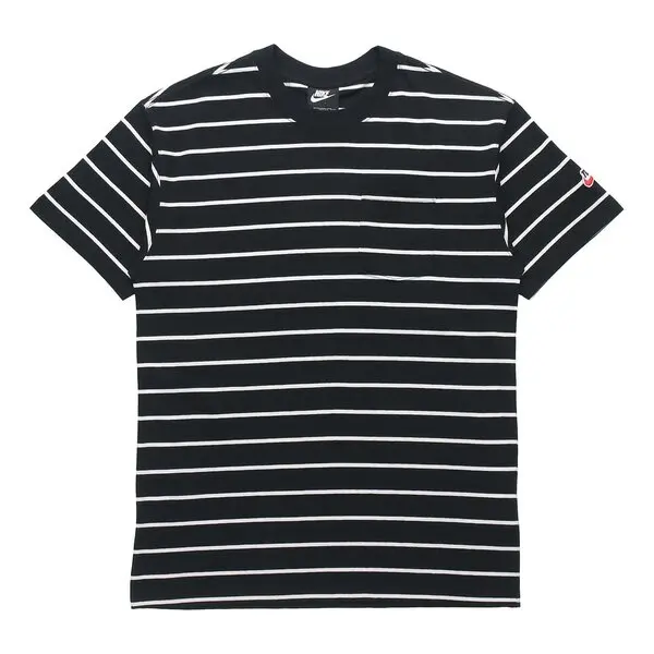 Nike Stripe Short Sleeve Tee - Black