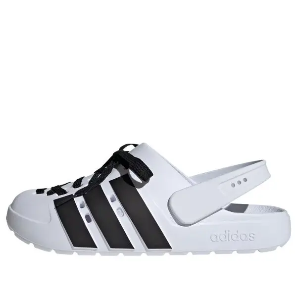 Adidas Adilette Clog 2.0 - Warm Vanilla/core Black/gold Metallic