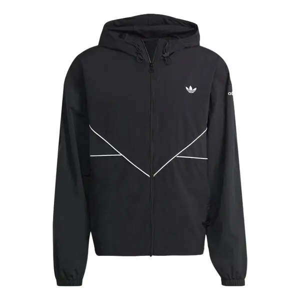 Adidas Originals Adicolor Seasonal Archive Windbreaker Jacket - Black