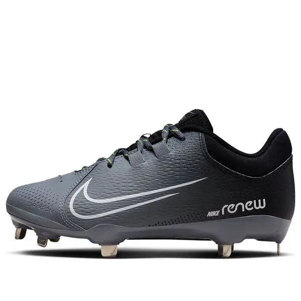 Nike Hyperdiamond 4 Pro Athletic Cleats - Black/cool Grey/volt