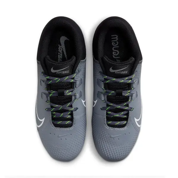 Nike Hyperdiamond 4 Pro Athletic Cleats - Black/cool Grey/volt