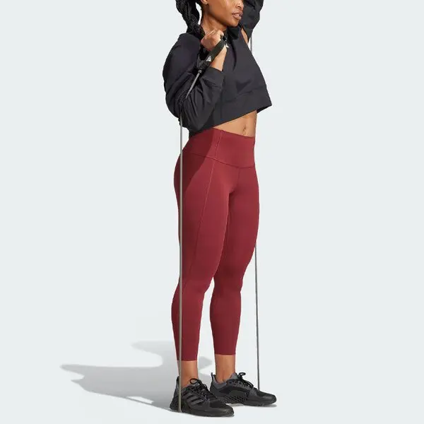 Adidas Optime Power 7/8 Leggings - Red