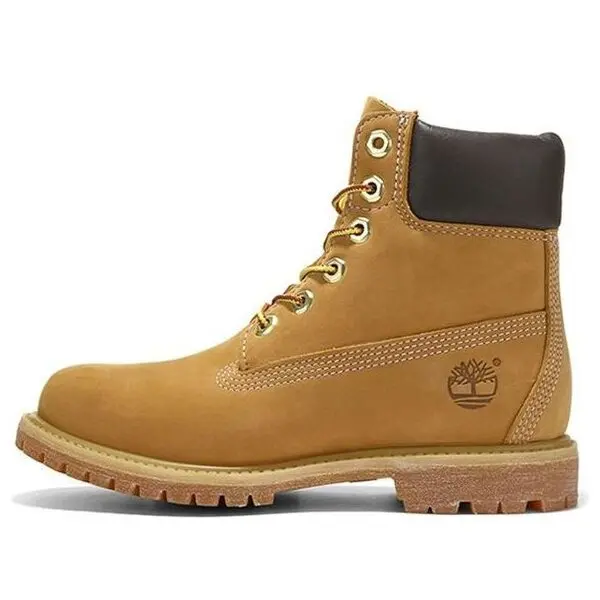 Timberland Icon Waterproof Nubuck Leather Boots - Yellow/black