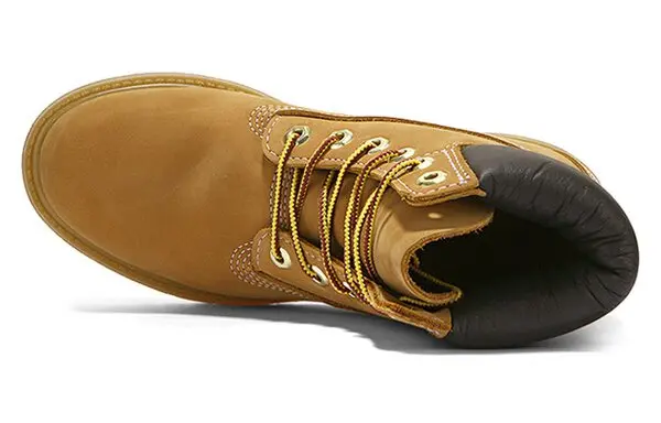 Timberland Icon Waterproof Nubuck Leather Boots - Yellow/black