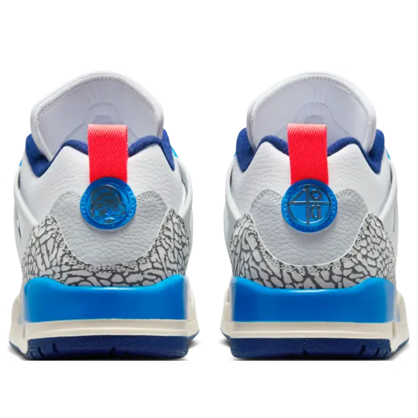 JORDAN Spizike Low - White/blue