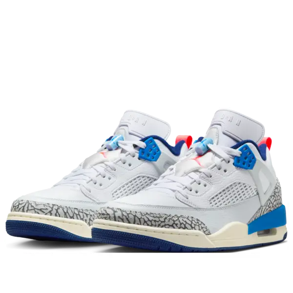 JORDAN Spizike Low - White/blue