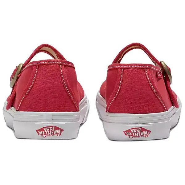 VANS Mary Jane Canvas Sneakers - Red/white