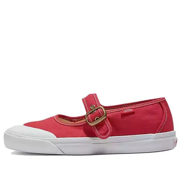 VANS Mary Jane Canvas Sneakers - Red/white