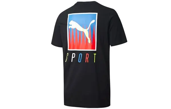 PUMA Sport Printed Short Sleeve Tee