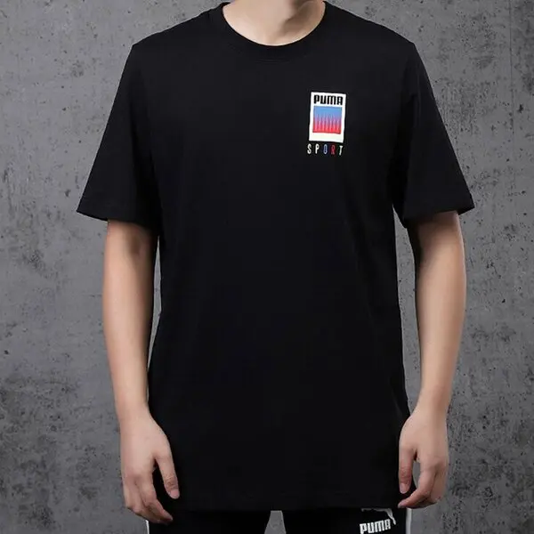 PUMA Sport Printed Short Sleeve Tee