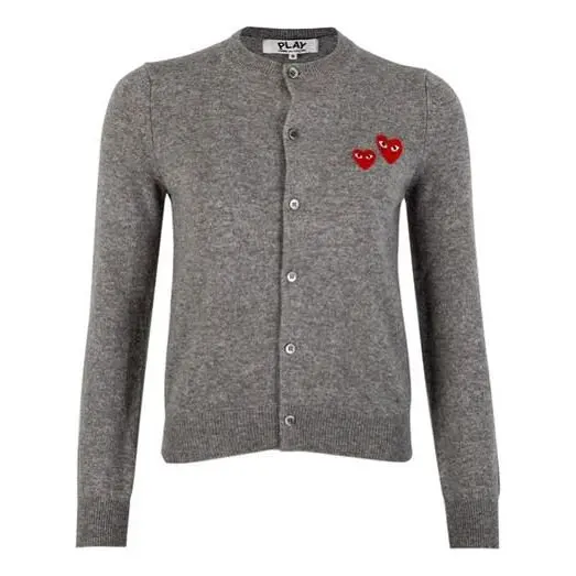 Play Comme Des Garcon Play Comme Des Garçons Cardigan - Grey