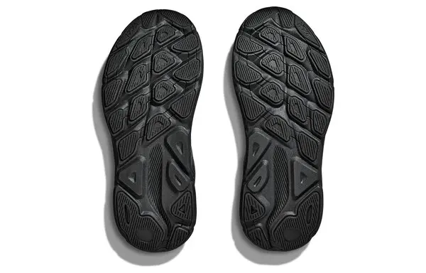 Hoka One One Clifton 9 Wide Athletic Sneakers - Black