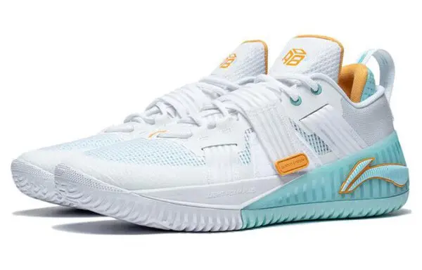 LI-NING Badfive Furious 1 Sneakers - White/blue/yellow