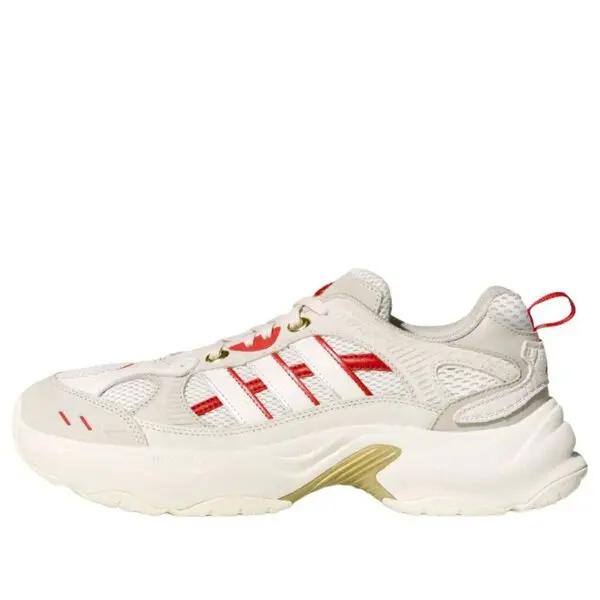 Adidas Xlg Fin Pulse 'cny' Sneakers - Off White/red