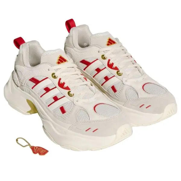 Adidas Xlg Fin Pulse 'cny' Sneakers - Off White/red