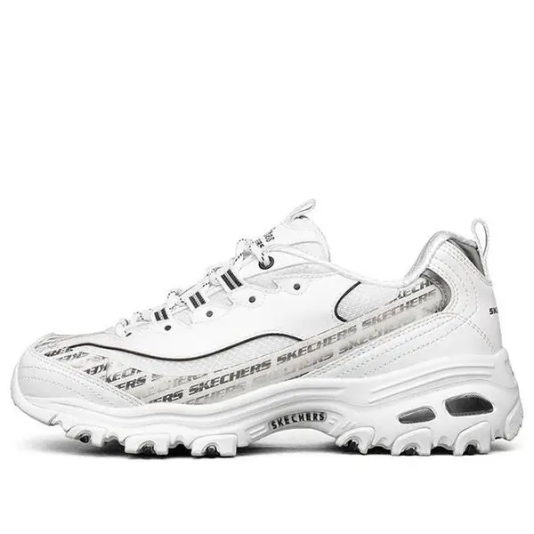 Sketchers D'lites 1.0 Low Top Sneaker - White/black