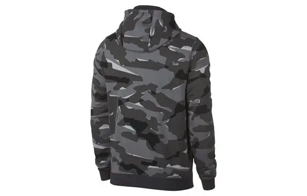 Nike Camouflage Zip-up Hoodie - Grey/black