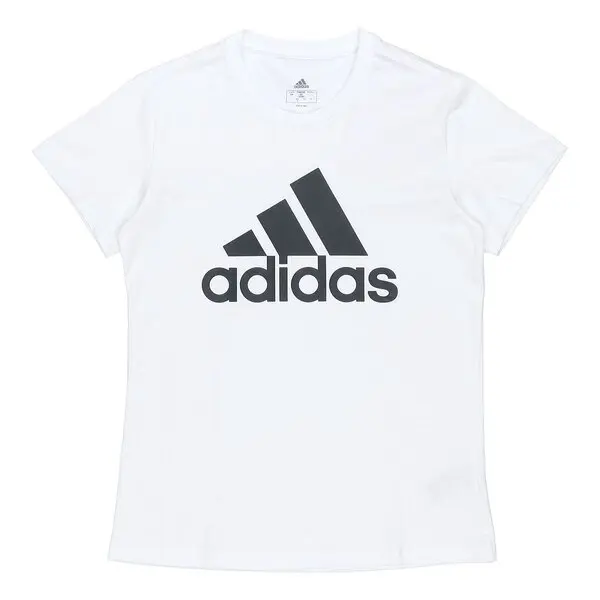 Adidas Essentials Logo T-shirt - White/black