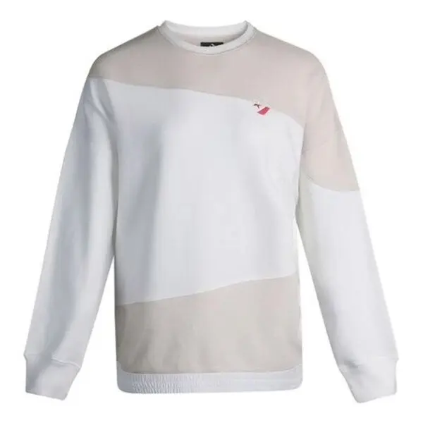 CONVERSE Sweatshirt - White/pink