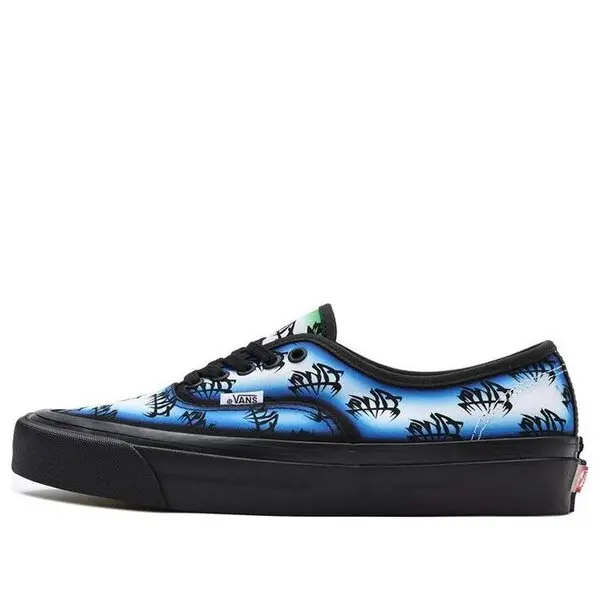 VANS Authentic 44 Dx Skate Sneakers - Black/blue/purple