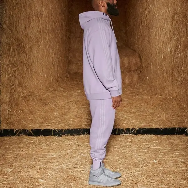 Adidas Originals X Ivy Park Crossover Casual Solid Color Bundle Feet Sports Pants/trousers/joggers Purple - Multi-color