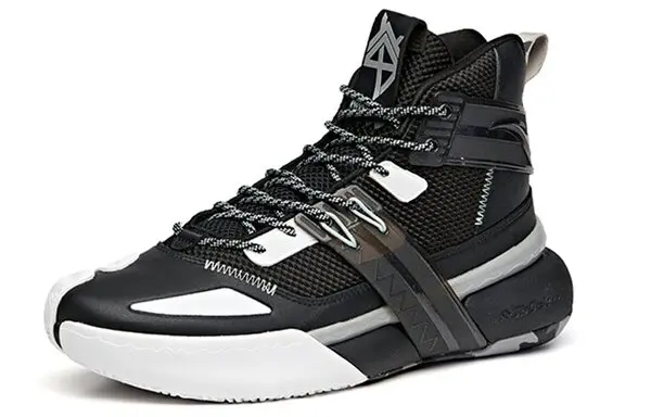 ANTA Quick Battle 4 High-top Sneakers - Black/white/grey