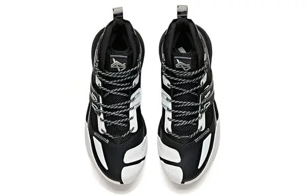 ANTA Quick Battle 4 High-top Sneakers - Black/white/grey