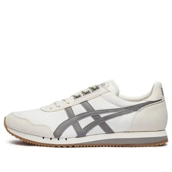 Onitsuka Tiger Dualio Marathon Athletic Sneakers - White/grey
