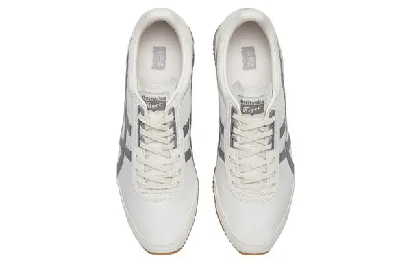 Onitsuka Tiger Dualio Marathon Athletic Sneakers - White/grey