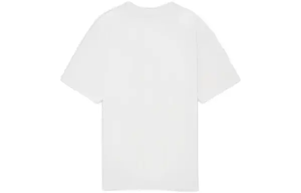 Nike Ss22 Solid Color Round Neck Loose Short Sleeve White T-shirt - Multi-color