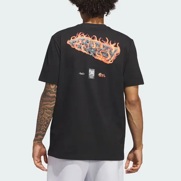 Adidas Trae Young Icy Fire Signature T-shirts
