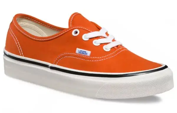 VANS Authentic 44 Dx Lace-up Sneakers - Orange/white