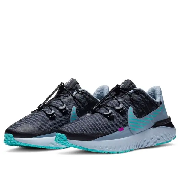 Nike Legend React 3 Shield Athletic Sneakers - Black/blue