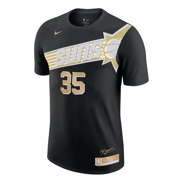 Nike Nba Phoenix Suns Kevin Durant "35" Graphic T-shirt - Black