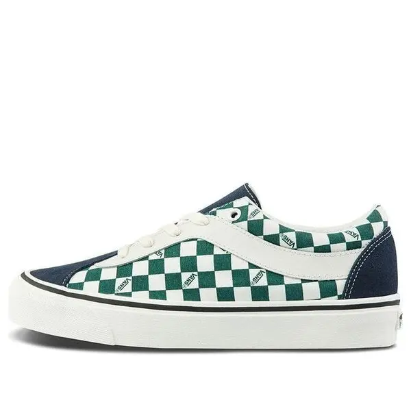 VANS Bold Ni Checkerboard Sneakers - Green/white