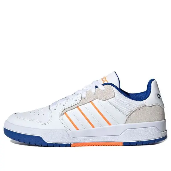 Adidas Entrap Low Top Sneakers - White/orange/blue
