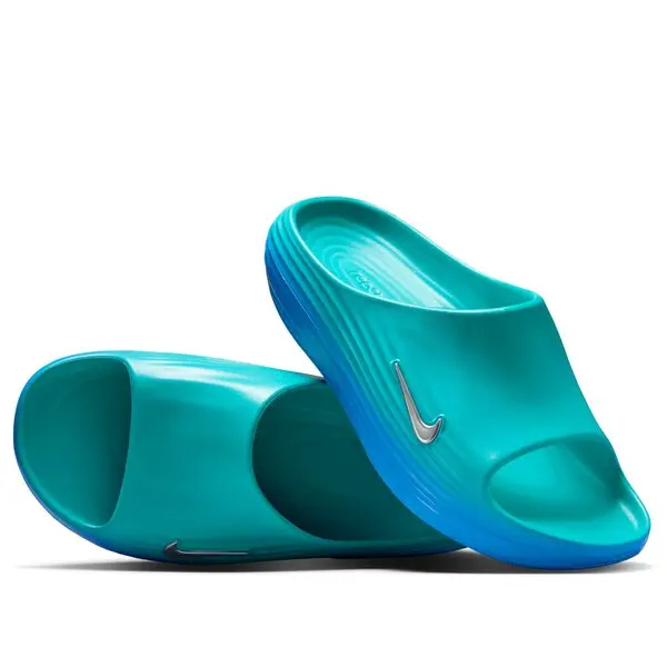 Nike Reactx Rejuven8 Slides - Dusty Cactus/metallic Silver/game Royal
