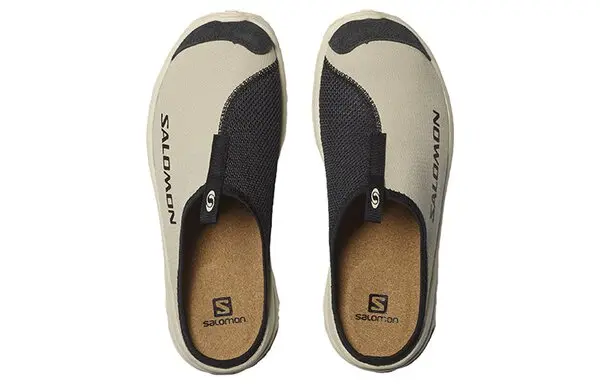 SALOMON Rx Slide 3.0 Mules - Bleached Sand/ebony/moonscape