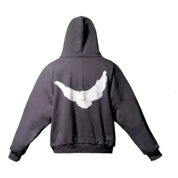 Yeezy Ss22 Dove Shrunken Hoodie - Black