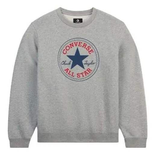 CONVERSE Chuck Taylor All Star Patch Crew Sweatshirt - Grey