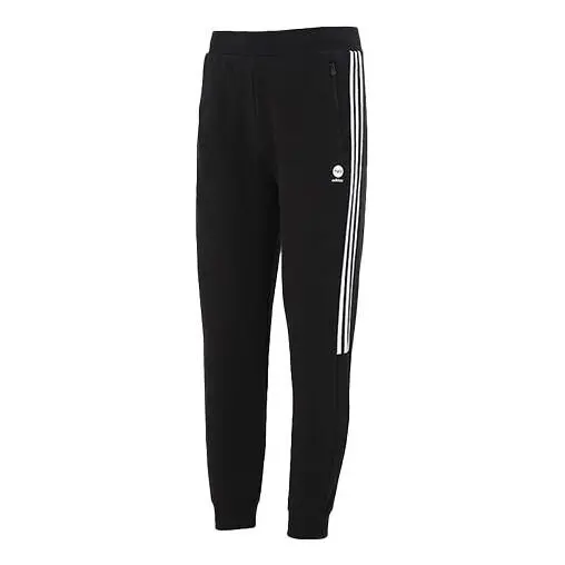 Adidas Casual Thicken Knit Sports Pants/trousers/joggers Black - Default Color