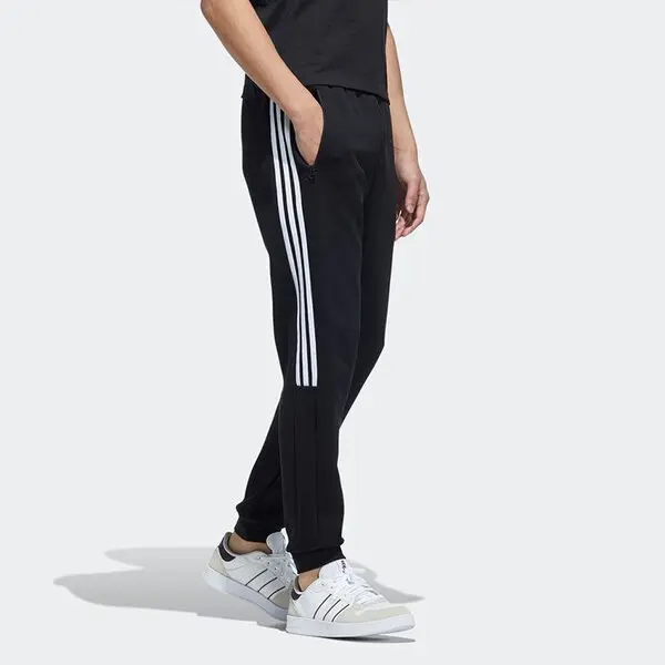 Adidas Casual Thicken Knit Sports Pants/trousers/joggers Black - Default Color