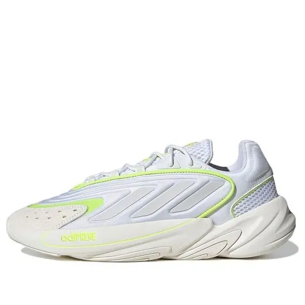 Adidas Ozelia Lace Up Sneakers - Grey/green