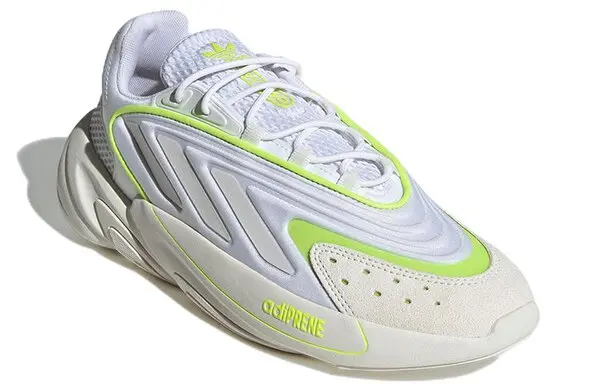 Adidas Ozelia Lace Up Sneakers - Grey/green